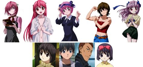 Elfen Lied Characters Pack｜ai Art Model And Lora Pixai