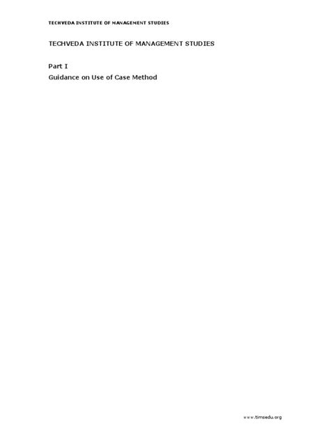 Case Methods Pdf Lecture Teachers