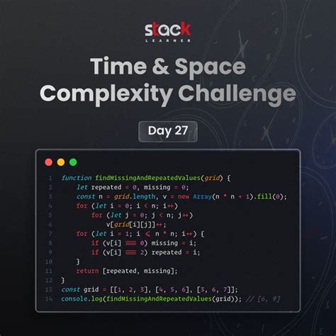 Stack Learner On Linkedin Codingchallenge Dsa Timecomplexity