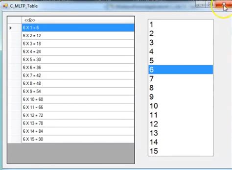 فیلم آموزش آموزش ساخت جدول ضرب با Datagridview با سی شارپ C آموزش سی شارپ C Net لرن پروگرم 98