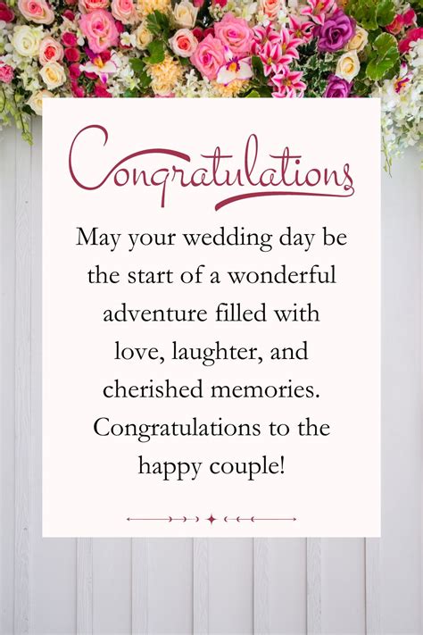 Printable Wedding Card Messages Printables Hub