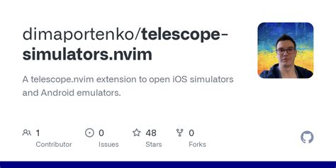 Github Dimaportenkotelescope Simulatorsnvim A Telescopenvim