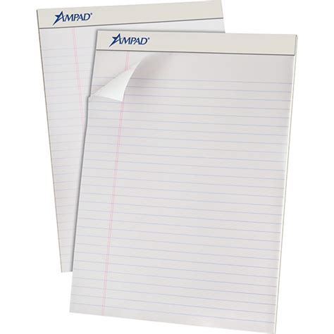 Ampad™ Perforated Pad Rule 8 12 X 11 34