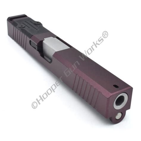 Hgw Chamfer Complete Upper For Glock 17 Gun Candy Black Cherry Rmr Slide Barrel Ebay