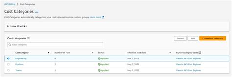create your own granular cost dimension using aws cost categories and