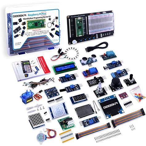 52pi Raspberry Pi Pico Micro Python Kit De Programação Com Pão I2c