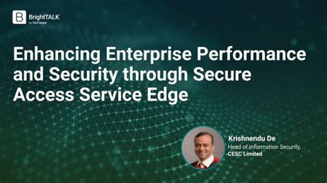 Krishnendu De On Linkedin Enhancing Enterprise Performance And Security Through Secure Access