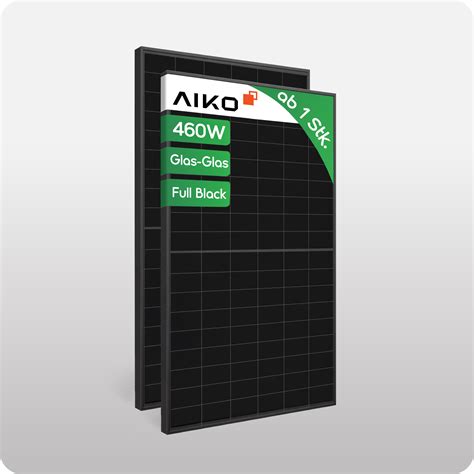 Aiko solar module 460W Neostar 2S+ Glass-Glass Full Black A460-MAH54Db