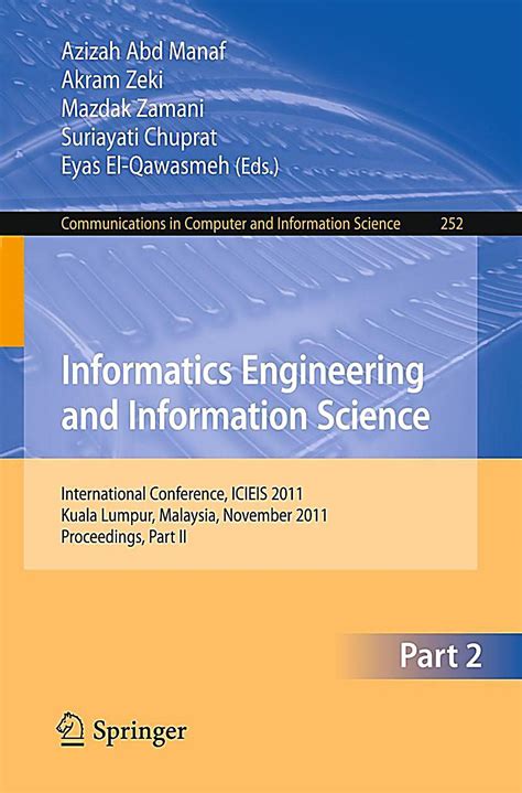 Informatics Engineering And Information Science Part Ii Weltbildch Informatics Engineering And Information Science Part Ii Weltbildch