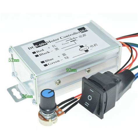 Dc Motor Speed Controller Dc 9 60v Pulse Width