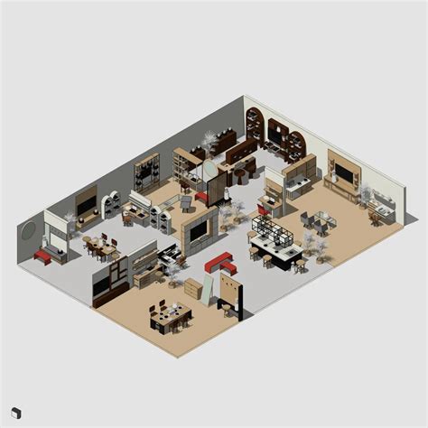 3d Model Revit Parametric Decoration Setups Toffu Co