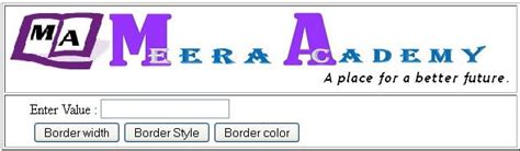 How To Change TextBox Border Width Style Color In ASP NET