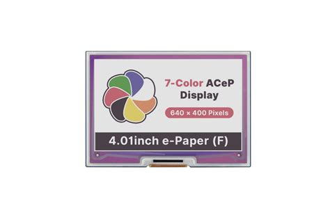 Inch ACeP Color E Paper For RPi Kiwi Electronics