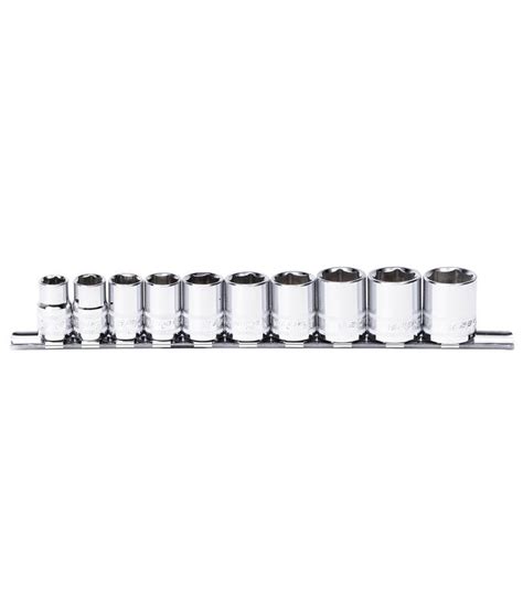 38dr Socket Rail Set Metric Only 6pt 10pc 38dr Socket Rail Set Metric Only 6pt 10pc