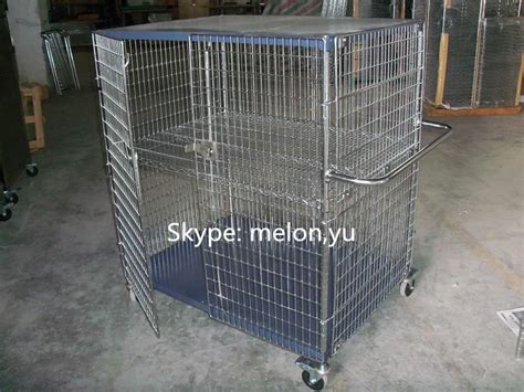 Stainless Steel 304 Wire Shelving Security Cage With Square Tube Frame
