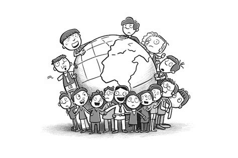 Premium Ai Image Population Illustration Concept