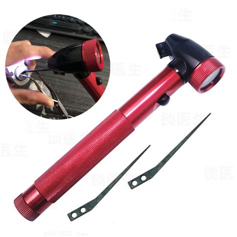 Dial Needle สีแดงพร้อมเข็มตรง2ชิ้นพร้อมโคมไฟแว่นขยายเครื่องมือช่างทำกุญแจ Th