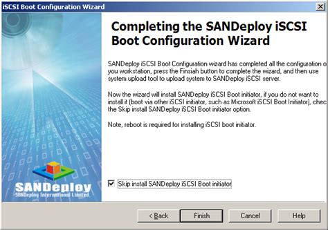 SANDeploy ISCSI Boot PXE Diskless ISCSI Boot Client Configuration On Windows Server