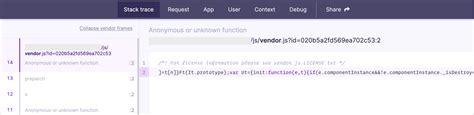 More Detailed Vue Source Maps For Error Tracking · Issue 12335 · Vuejs