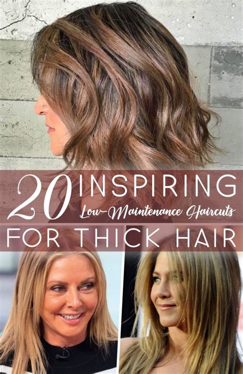 20 Inspiring Low Maintenance Haircuts For Thick Hair