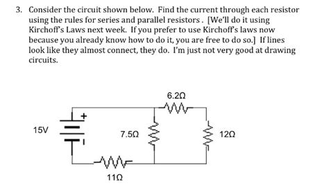 Solved Consider The Circuit Shown Below Find The Current