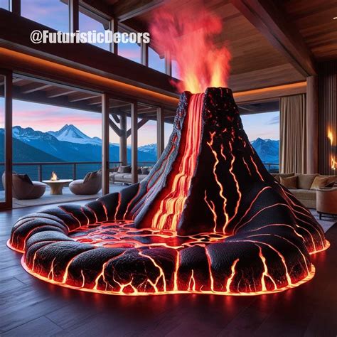 Transform Your Living Space With A Show Stopping Volcano Shaped Sofa