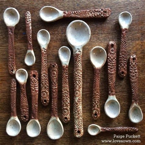 How To Glaze Ceramic Spoons Pottery Spoons How To Make Hand Built