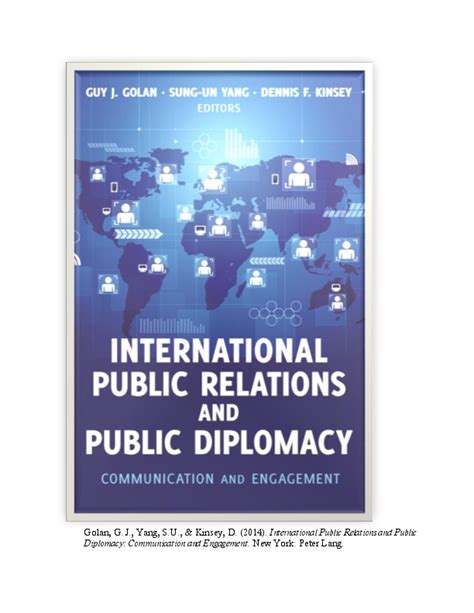 Pdf International Public Relations And Public Diplomacy Communication And Engagement