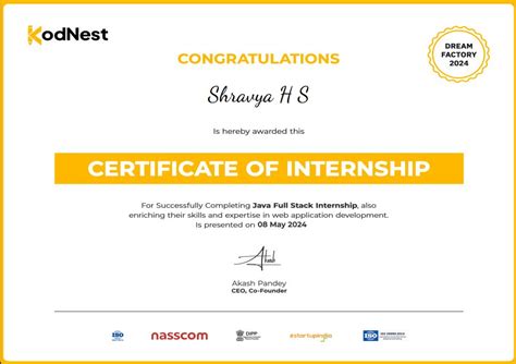 Shravya H S On Linkedin Kodnest Java