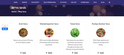 Harekrishna Temple Laravel CMS Think Tanker
