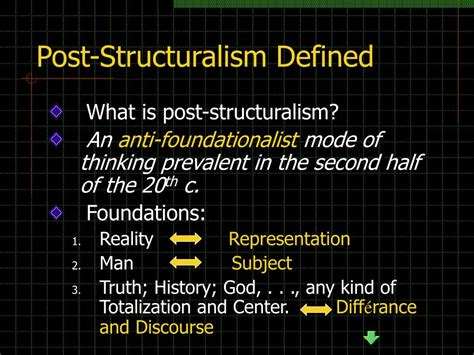 Ppt Post Structuralism Starting Questions Powerpoint Presentation