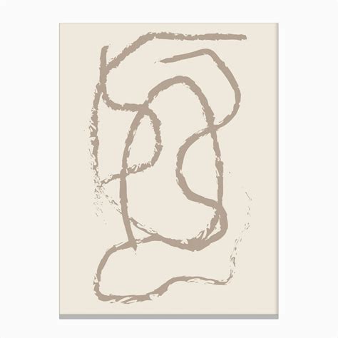 Minimal Abscract Art Canvas Print By Lucent Art Shop Fy