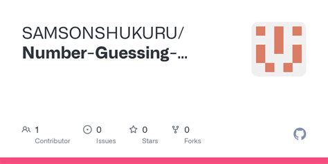 GitHub SAMSONSHUKURU Number Guessing Game Using IF ELSE
