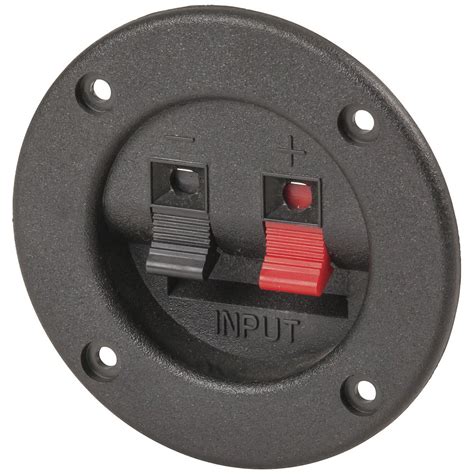 Large Round Push Connector Speaker Terminal Jaycar Australia