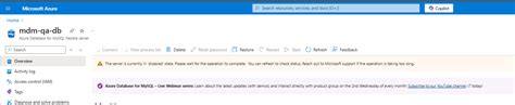 sql server showing the server is currently in disabled state