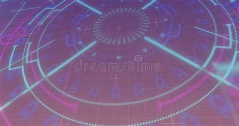 Animation Of Scope Scanning Over Shapes Stock Footage Video Of Person Concept 311691220