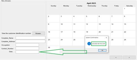 Display Date In Textbox From Messagebox Microsoft Qanda
