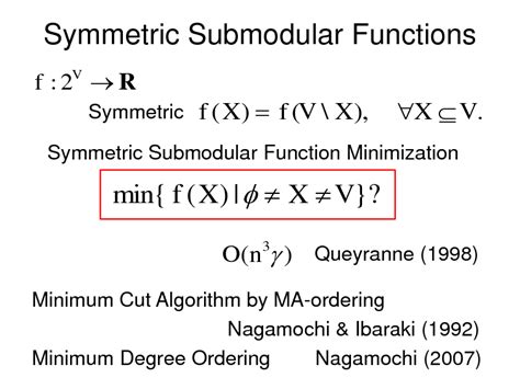 Submodular Optimization And Approximation Algorithms Satoru Iwata Mlss 2012 Kyoto Slides