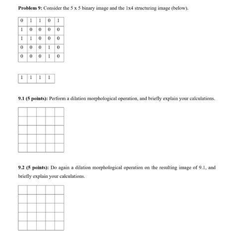 Solved Problem Consider The X Binary Image And The Chegg Com