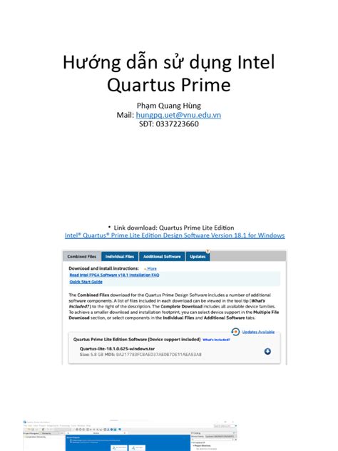 intel quartus prime manual pdf