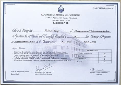 soham roy on linkedin successfully completed 6 months internship