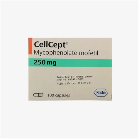 Cellcept Capsules 250 Mg