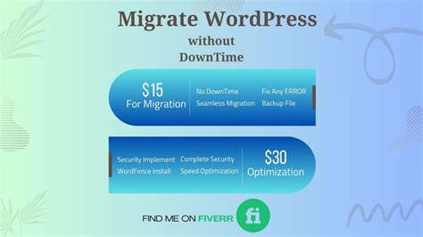 how to migrate a wordpress site without downtime