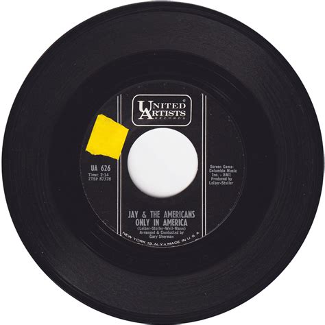 Jay And The Americans Only In America My Clair Delune Night Beat