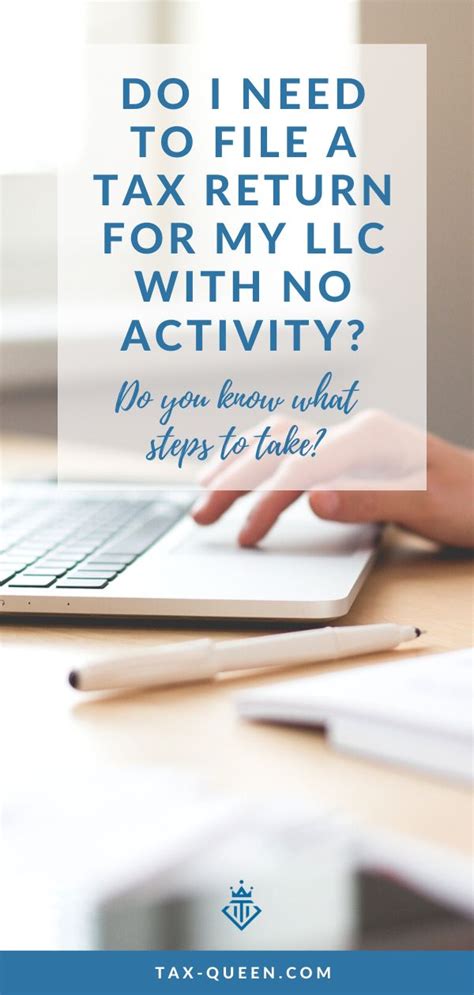 Does My LLC Need To File A Tax Return Even If It Had No Activity Business Tax Deductions