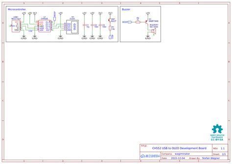 CH552E USB To OLED OSHWLab
