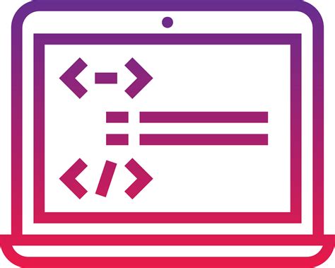 Programming Coding Structure Software Development Gradient Icon