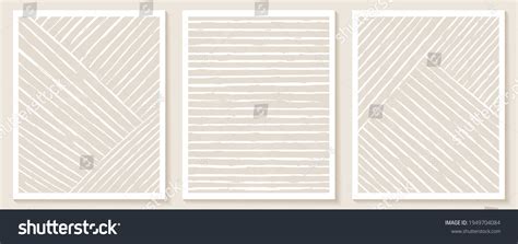 Contemporary Templates Abstract Shapes Line Nude Stock Vector Royalty Free