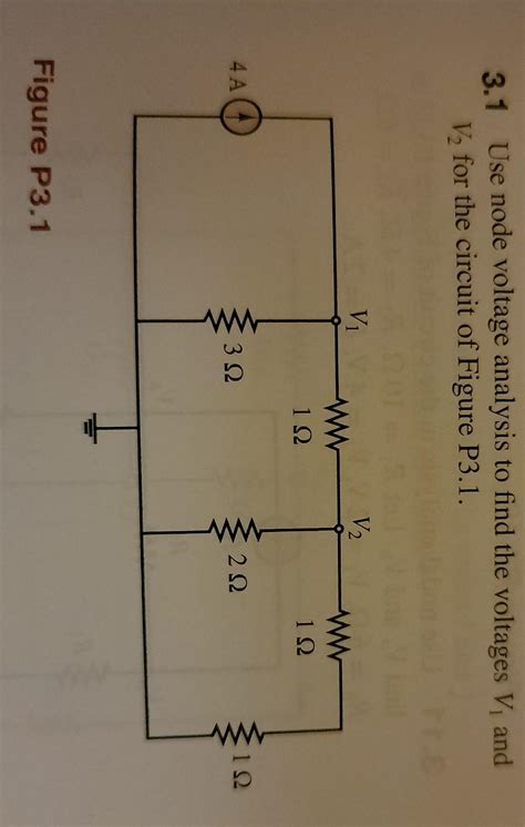 Solved Use Node Voltage Analysis To Find The Voltages V Chegg