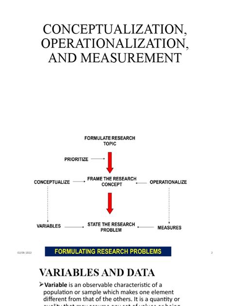 Conceptualization And Operationalization In Research Pdf Level Of